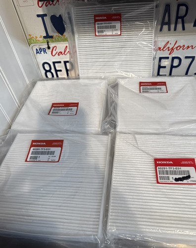 Lot Of 5 Honda Genuine Parts Honda & Acura Cabin Filters 80291-TF3-E01 ...