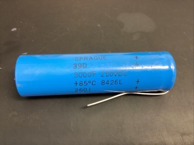 Lot Of 6 SPRAGUE Serie 39D, 300 UF, 250VDC Capacitor(LPW79I) | eBay