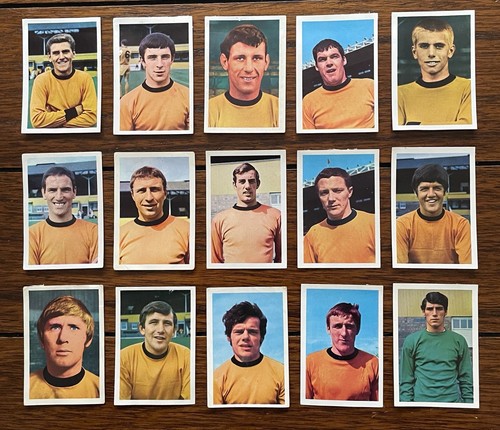 FKS 1968/69 Used Football Stickers Team Set WOLVES Wolverhampton ...