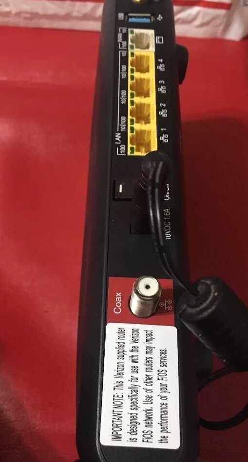 Actiontec Verizon FIOS Mi424wr Rev F Wireless Router Modem for sale ...