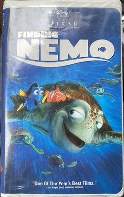 Finding Nemo (VHS, 2003) Movie Dory Pixar Disney Clamshell Cade and VHS ...