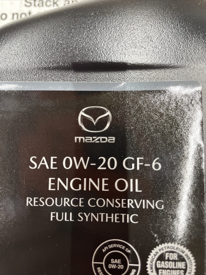 (5) Mazda SKYACTIV Engine Oil Quarts 0w20 Gf-6 gf6 gf-5 Turbo Full ...