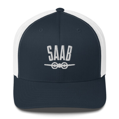 SAAB '63 Embroidered Trucker Cap | eBay