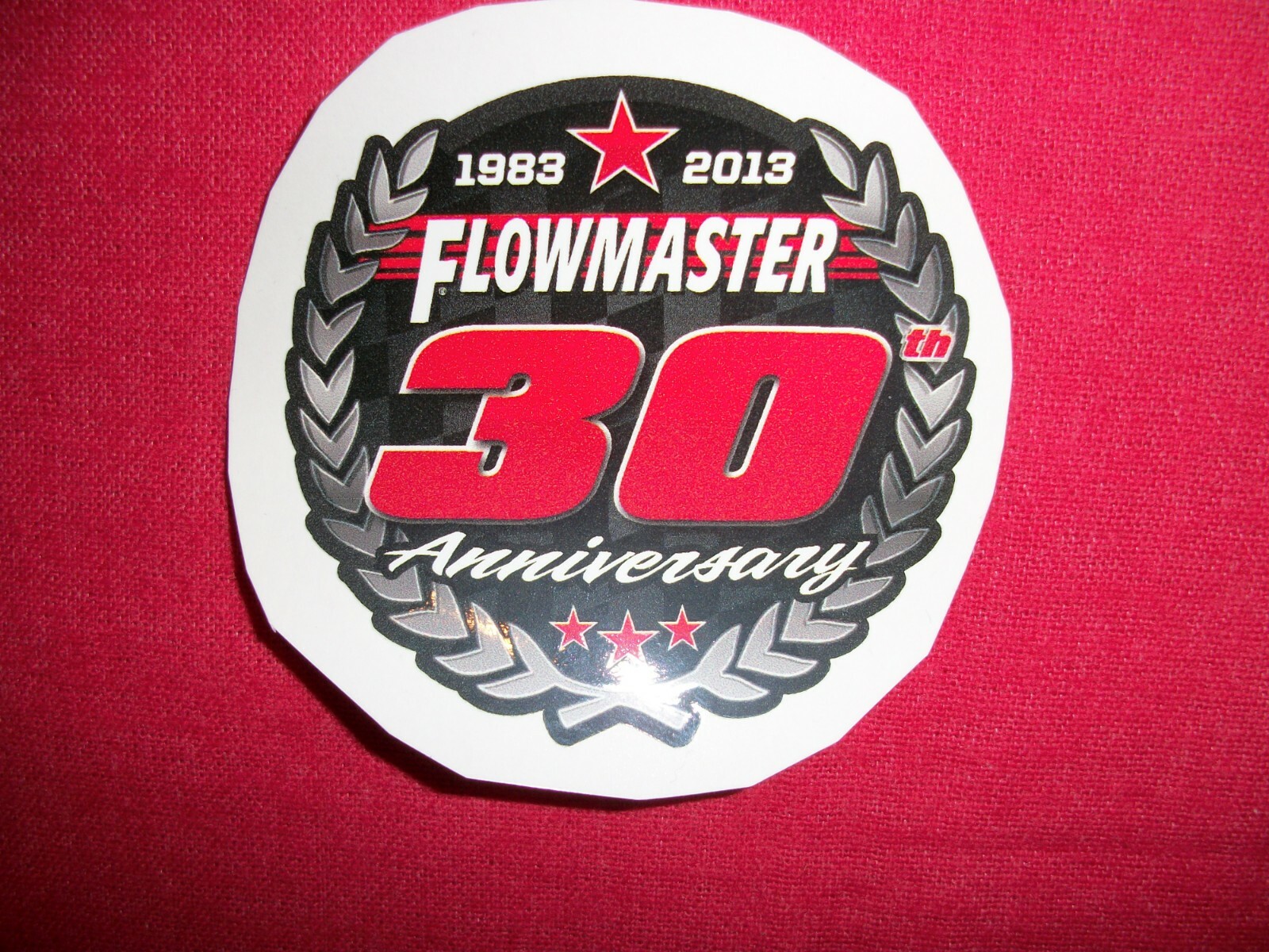 Flowmaster 30th Anniversary Sticker Decal Custom Cars Hot Rods Race Cars | eBay
