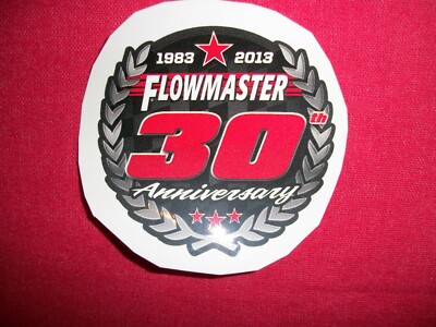 Flowmaster 30th Anniversary Sticker Decal Custom Cars Hot Rods Race ...