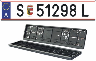 New Style Acrylic, Custom European Austria, Austrian License Plate ...
