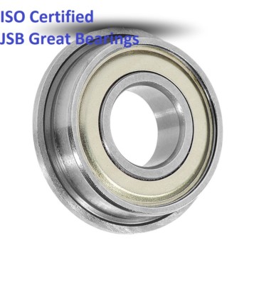 (Qty.10) Flange ball bearing F623-ZZ metal shields F623ZZ miniature ...