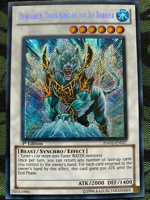 Dewloren, Tiger King of the Ice Barrier, HA02-EN027, 1st Edition ...
