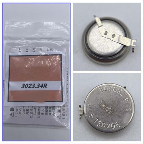 TS920E capacitor Solar Watch Battery 3023 34R for Seiko VR42 VR43 VR4G ...