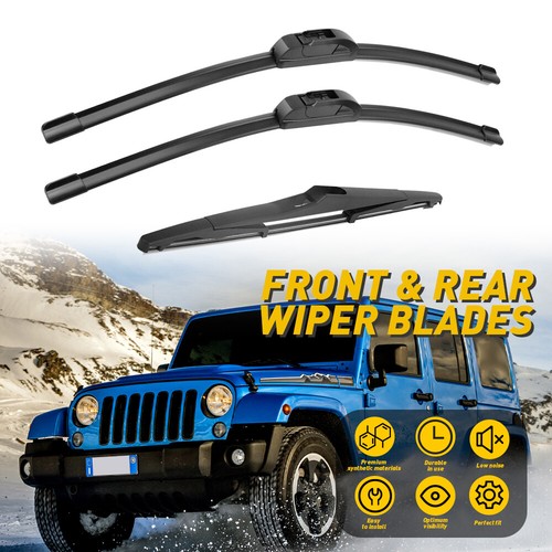 Front & Rear Wiper Arm & Blade 4L0955407 For 2000-2022 Jeep Wrangler ...