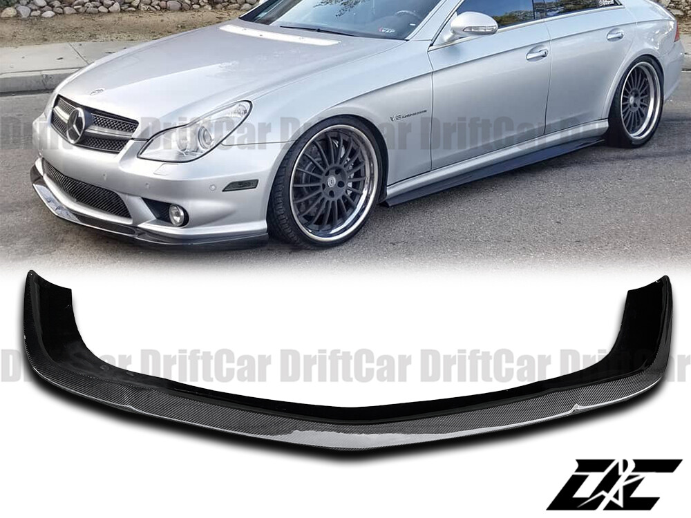 FITS 06-10 W219 CLS63 CLS55 AMG BUMPER CARBON FIBER C.S TYPE FRONT LIP ...