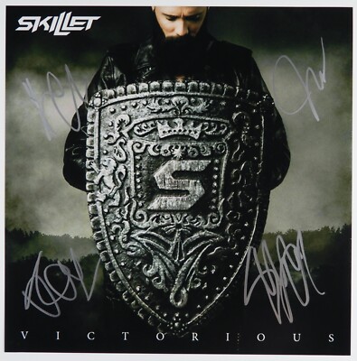 Skillet Fully Signed JSA Signed Autograph Photo 12 x 12 Victorious | eBay