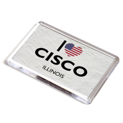 FRIDGE MAGNET - I Love Cisco, Illinois - USA | eBay UK