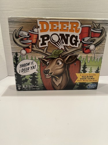 Hasbro Talking Deer Head Pong Game 630509939282| eBay
