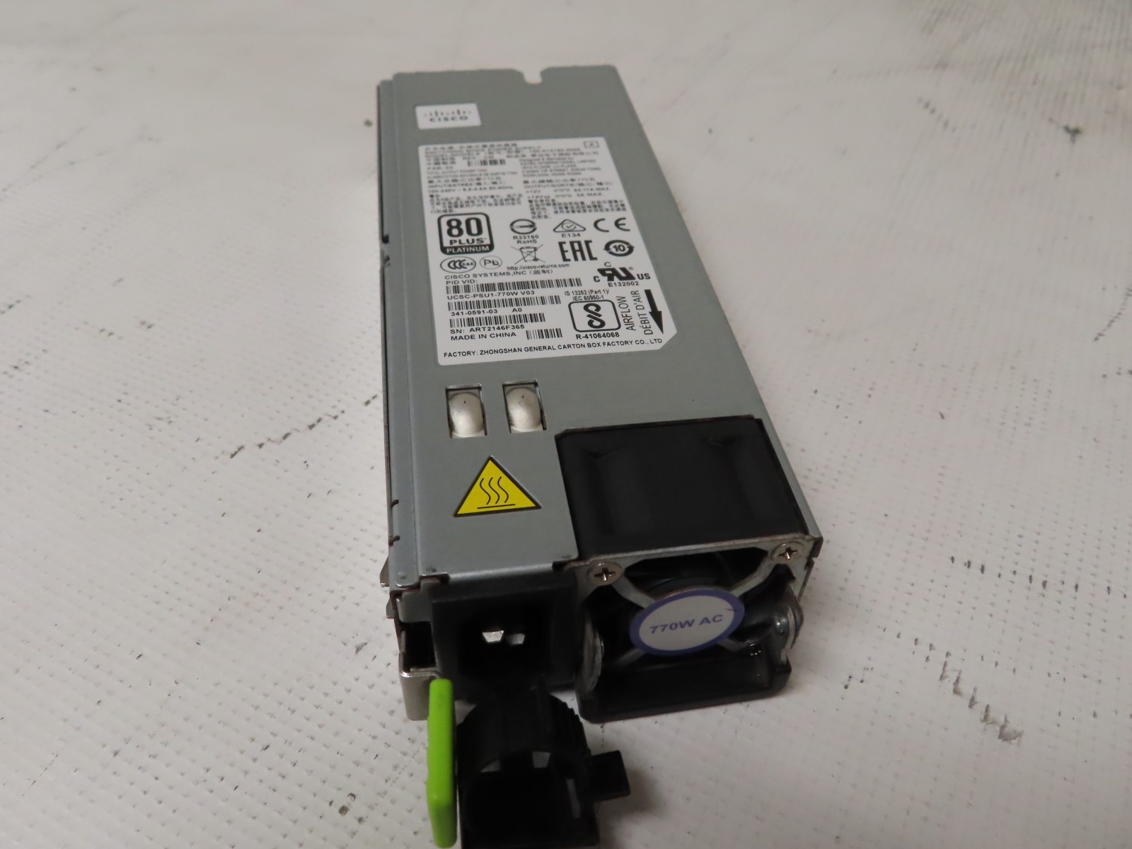 Lot of 2 __ Cisco Power Supply UCSC-PSU1-770W 341-0591-03 __ 770w | eBay
