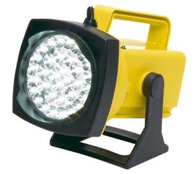 SHO-ME 09.34LED YELLOW LED Rechargeable Flood Light with Battery & Wall ...