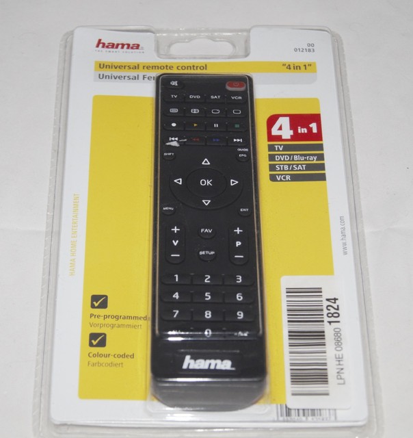Hama Universal-fernbedienung 4in1 (00012183) online kaufen | eBay