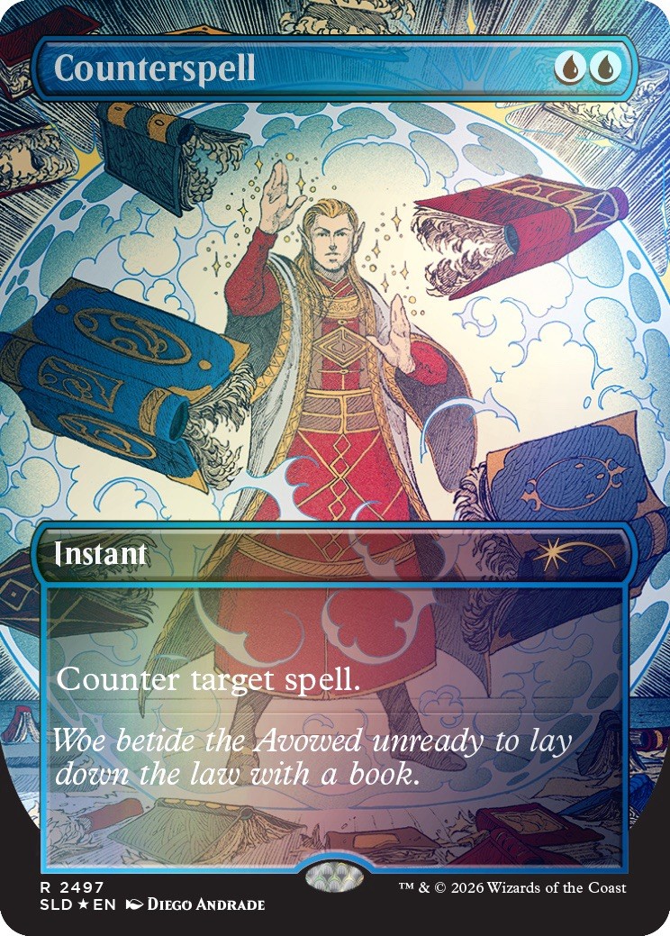 🌟 Counterspell PRESALE FOIL MTG D&D Roll for Initiative Secret Lair 🌟 ...