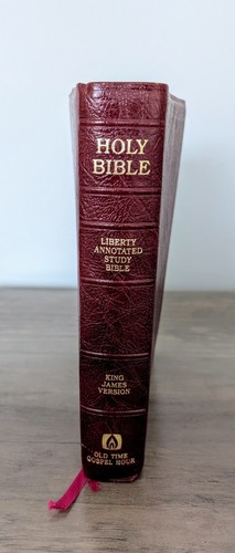 Liberty Annotated Study Bible KJV Red Letter Old Time Gospel Hour ...