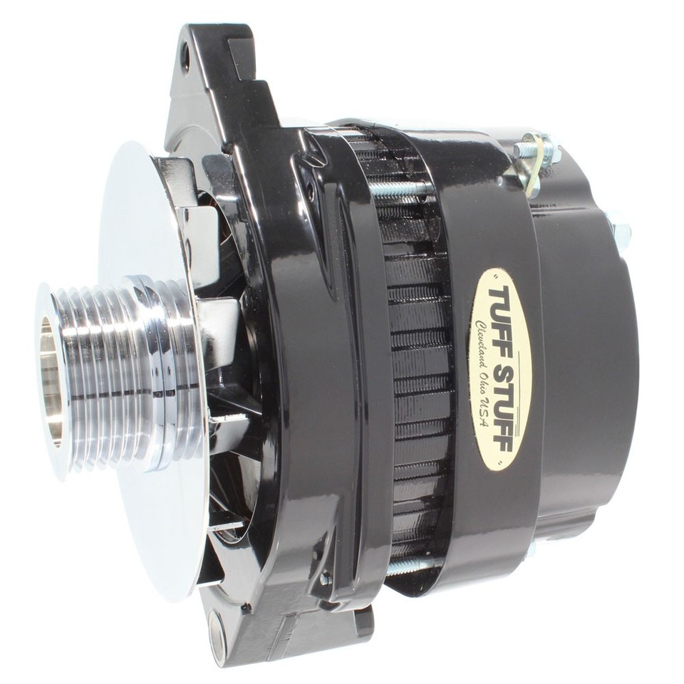 Tuff Stuff Alternator 8173NB; CS144 145 Amp Black OE-Wire w/ 6-Groove ...