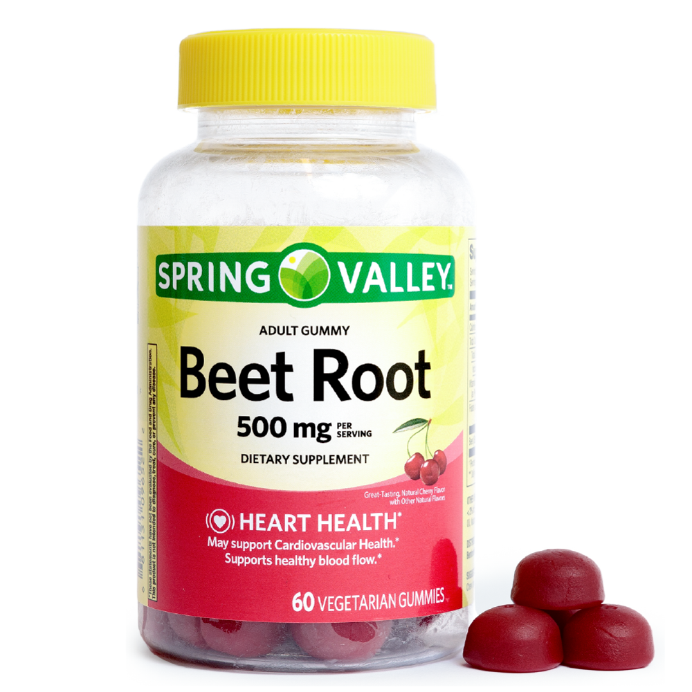 Spring Valley Beet Root Veg Gummy 60Ct | eBay