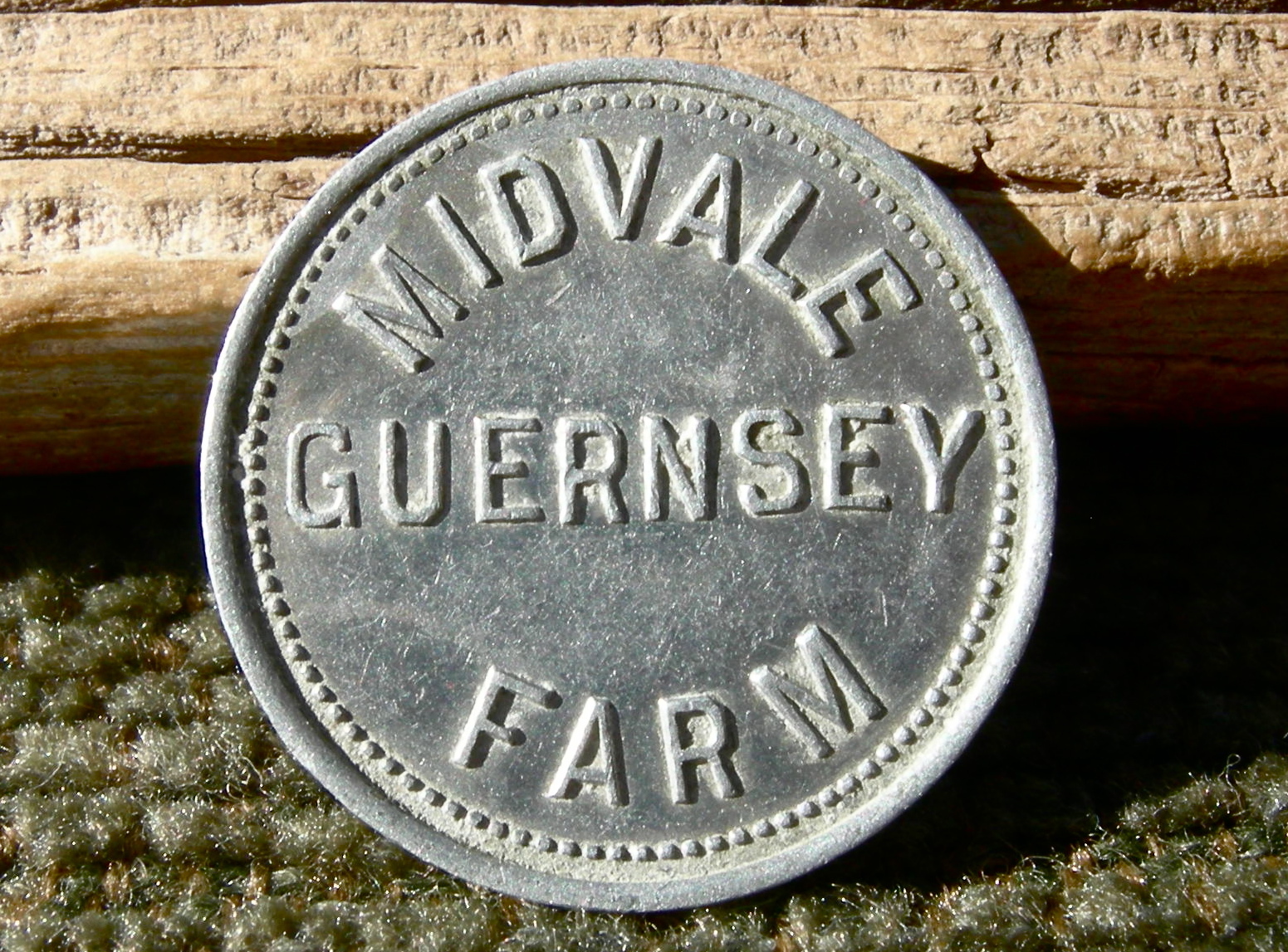 1900s DUBUQUE IOWA IA SCARCE "MIDVALE GUERNSEY FARM" OLD 1 CENT PENNY ...