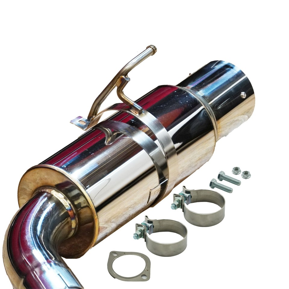 4.5" Tip Stainless Single Exit Catback Exhaust for Nissan 370z Z34 09 ...