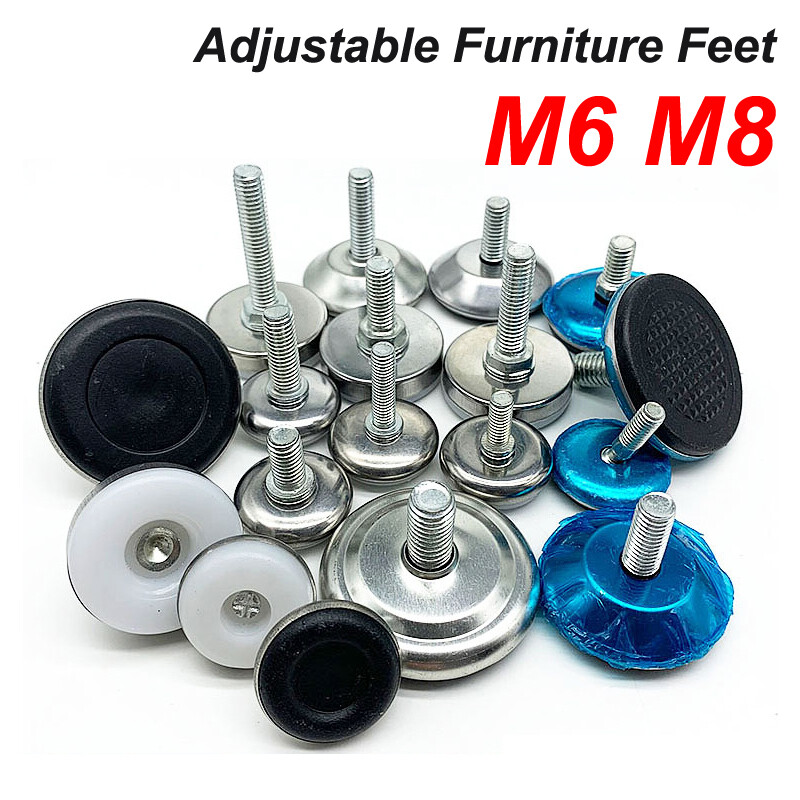 Adjustable Leveling Furniture Feet M6 M8 Screws Stainless Steel ...