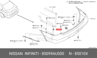 Genuine OE Grommet 85099AU000 , 85099-AU000 | eBay
