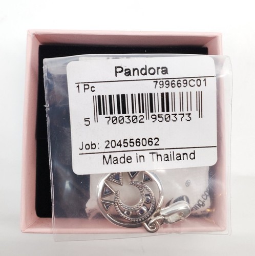 Authentic Pandora Moon Power Medallion Charm Pendant 799669C01 for sale ...