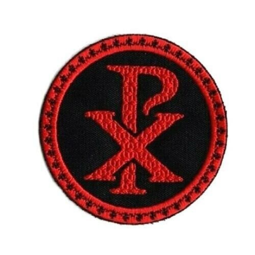 Chi-rho Patch Iron On Patch Catholic PX Christianity Patch | eBay