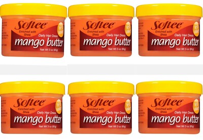 ( Lot 6 ) Softee Enriched w/ Shea Mango Butter Hair & Scalp Treatment ...