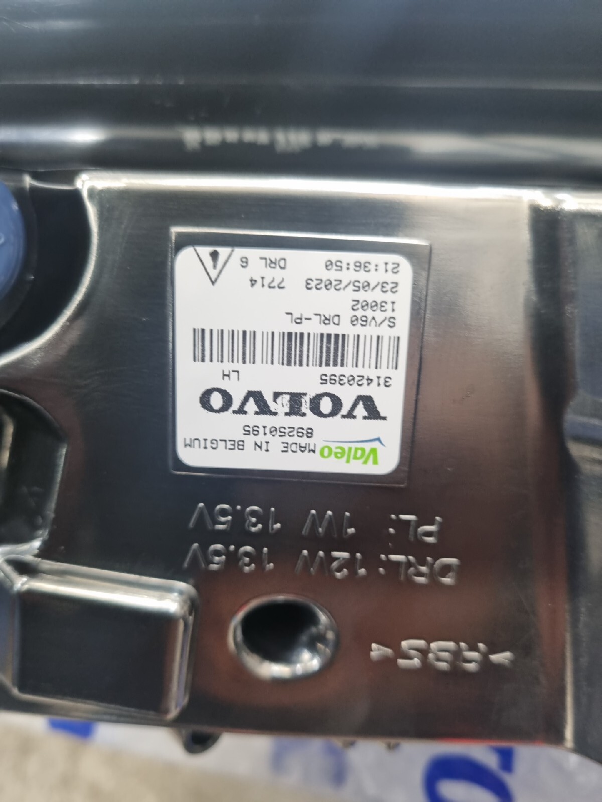 2015 Volvo S60 Passenger Side Left Day Running Light 31420395 for sale ...