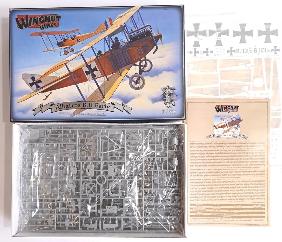 Wingnut Wings 32046 1:32 Albatros B.II Early Fighter Model Kit WWI ...