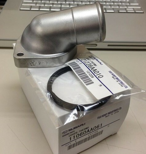 Genuine Thermostat Housing & Thermo gasket 11060AA061 / 21236AA010 F/S ...