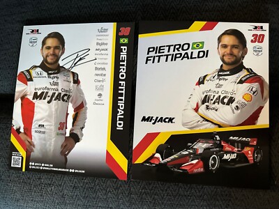 Pietro Fittipaldi 2024 Indy 500 Signed Car Promo Hero Card Indianapolis ...