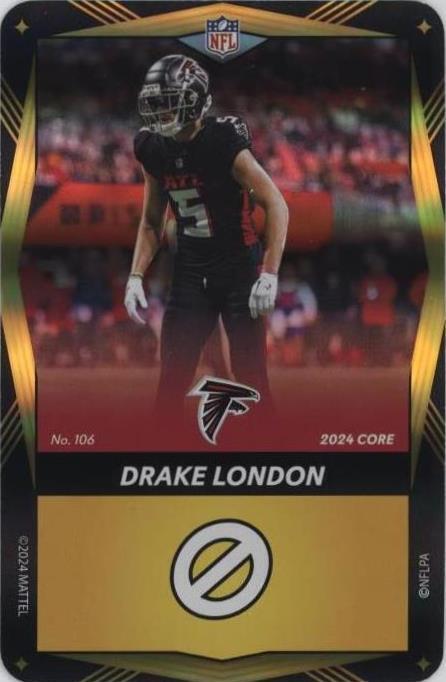 2024 Uno Elite - Drake London #106 Yellow Foil for sale online | eBay