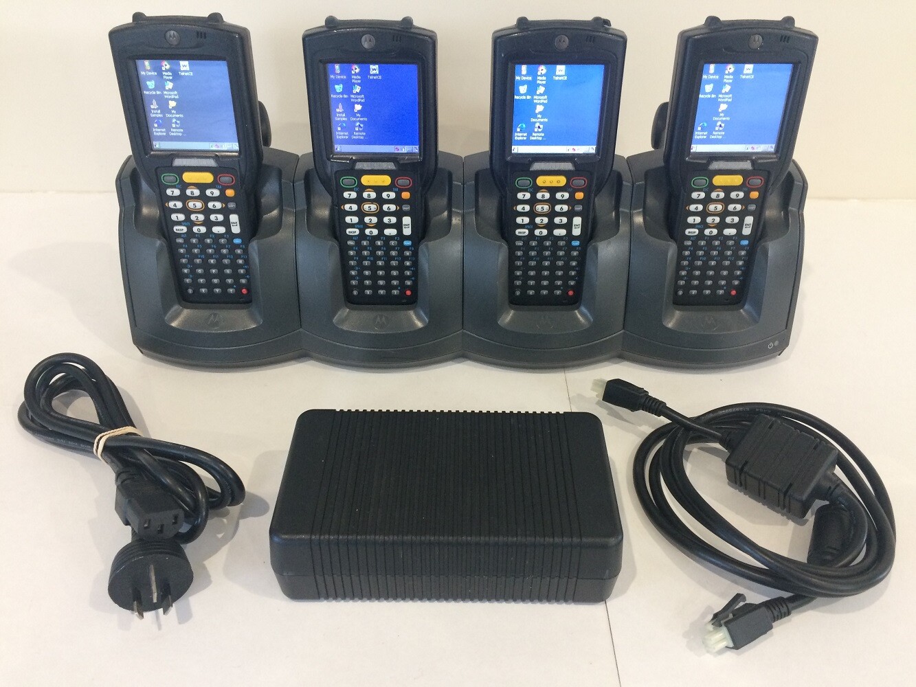 4 x Symbol Motorola Zebra MC3190 mobile barcode scanner Guns for ...