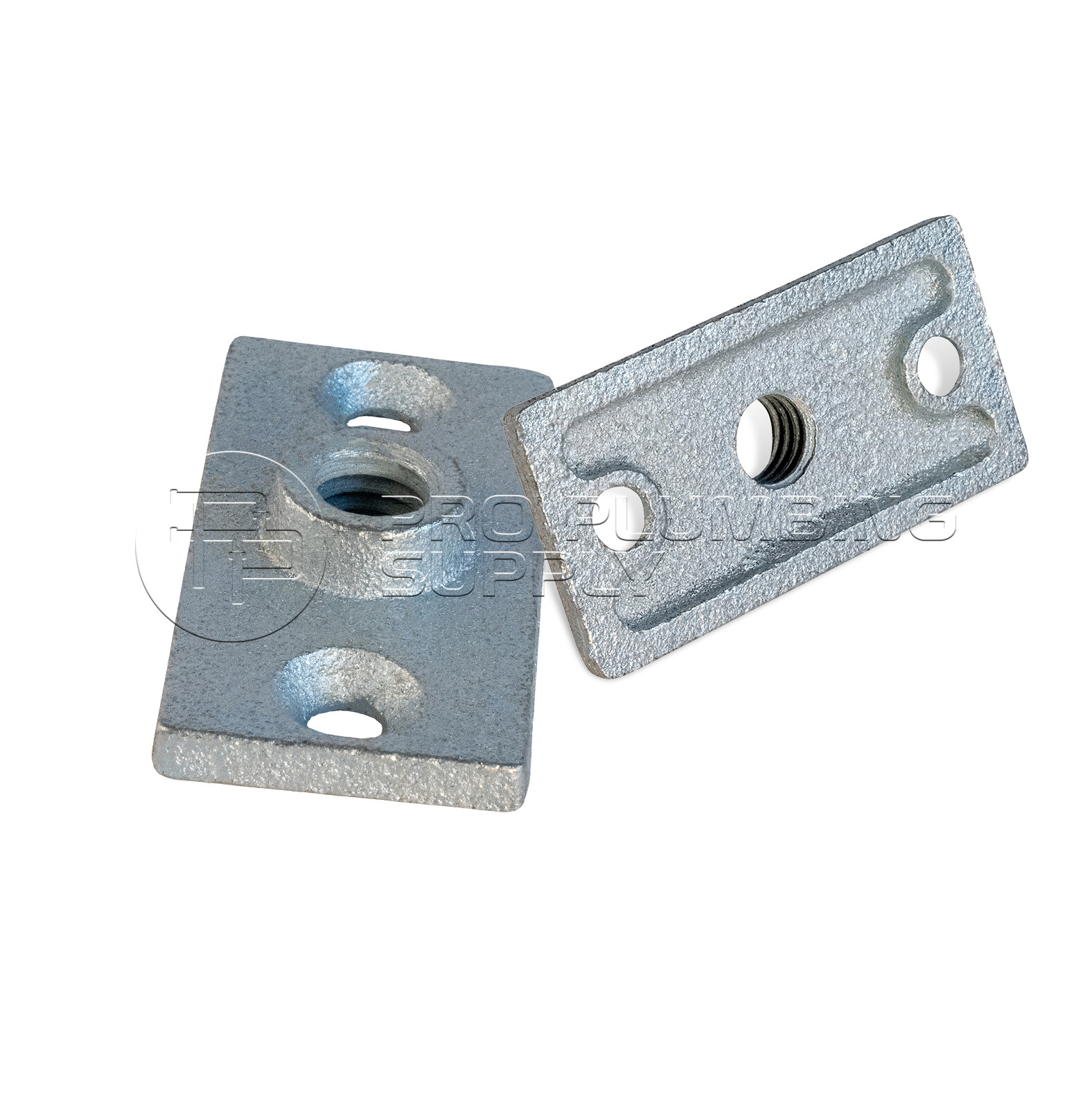 Highcraft 3/'8"in-1/2"in Galvanized Iron Threaded Rod Hanger Plate ...