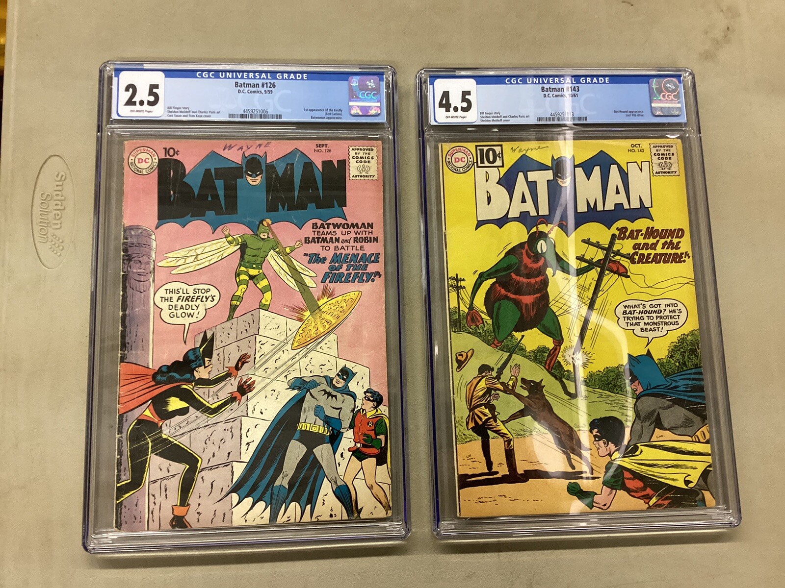 Silver Age Batman CGC Graded Comic #126 #143 10 Cent 1960s | eBay