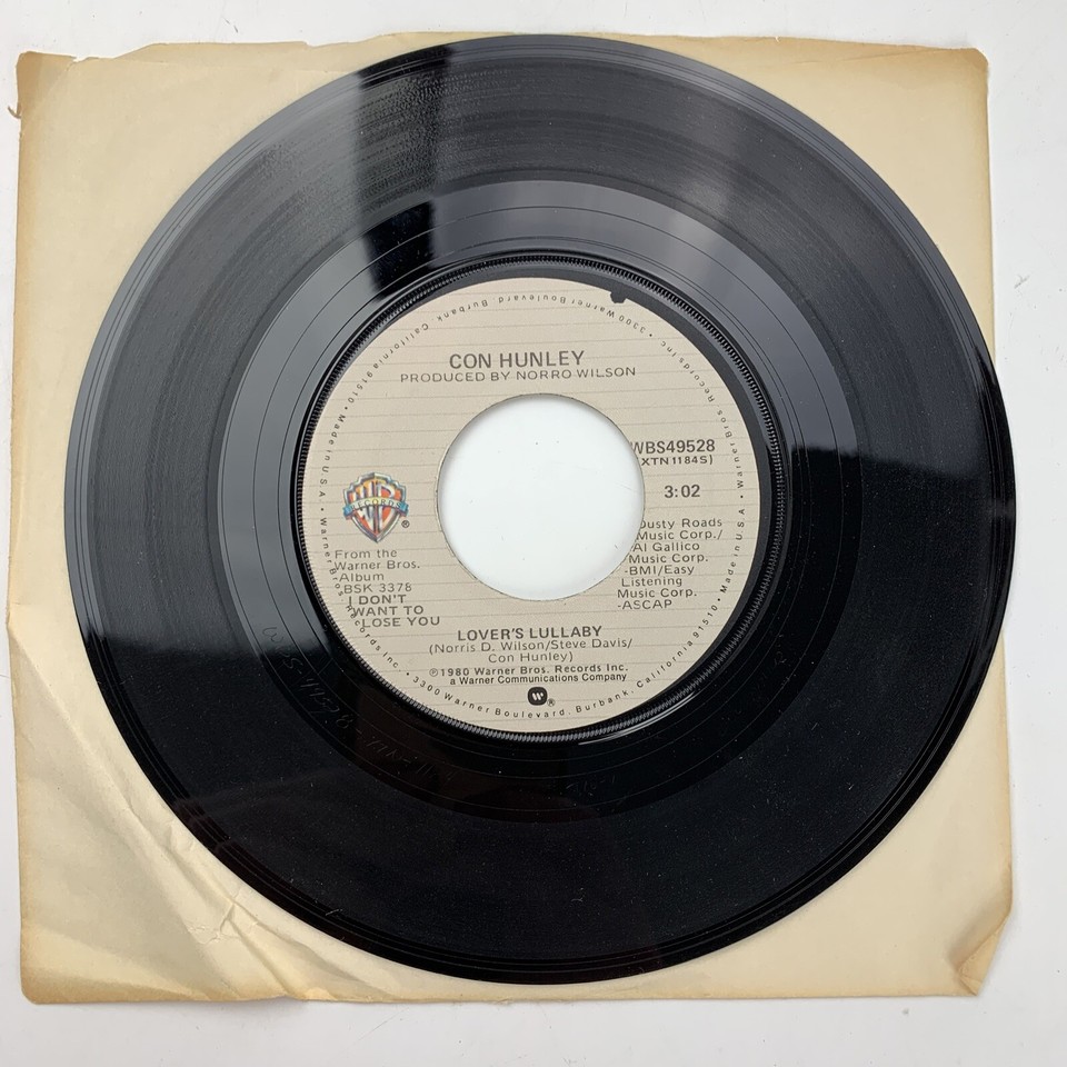 Con Hunley They Never Lost You / Lover's Lullaby Record 45 RPM Vinyl | eBay