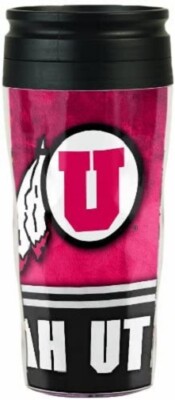 Utah Utes NCAA College Football Basketball16oz Travel Tumbler Coffee ...