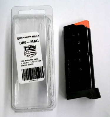 Diamondback DB9 Magazine 9 mm 6 Round Factory NEW 815875012078| eBay