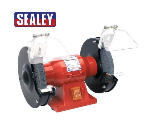 Sealey BG150CX 150W 150mm 6" Twin Bench Grinder Sander Polisher Machine ...