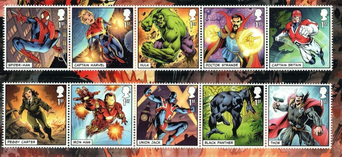 GB 2019 Heroes of Marvel Strip Stamp Set MNH UK P&P Free | eBay UK