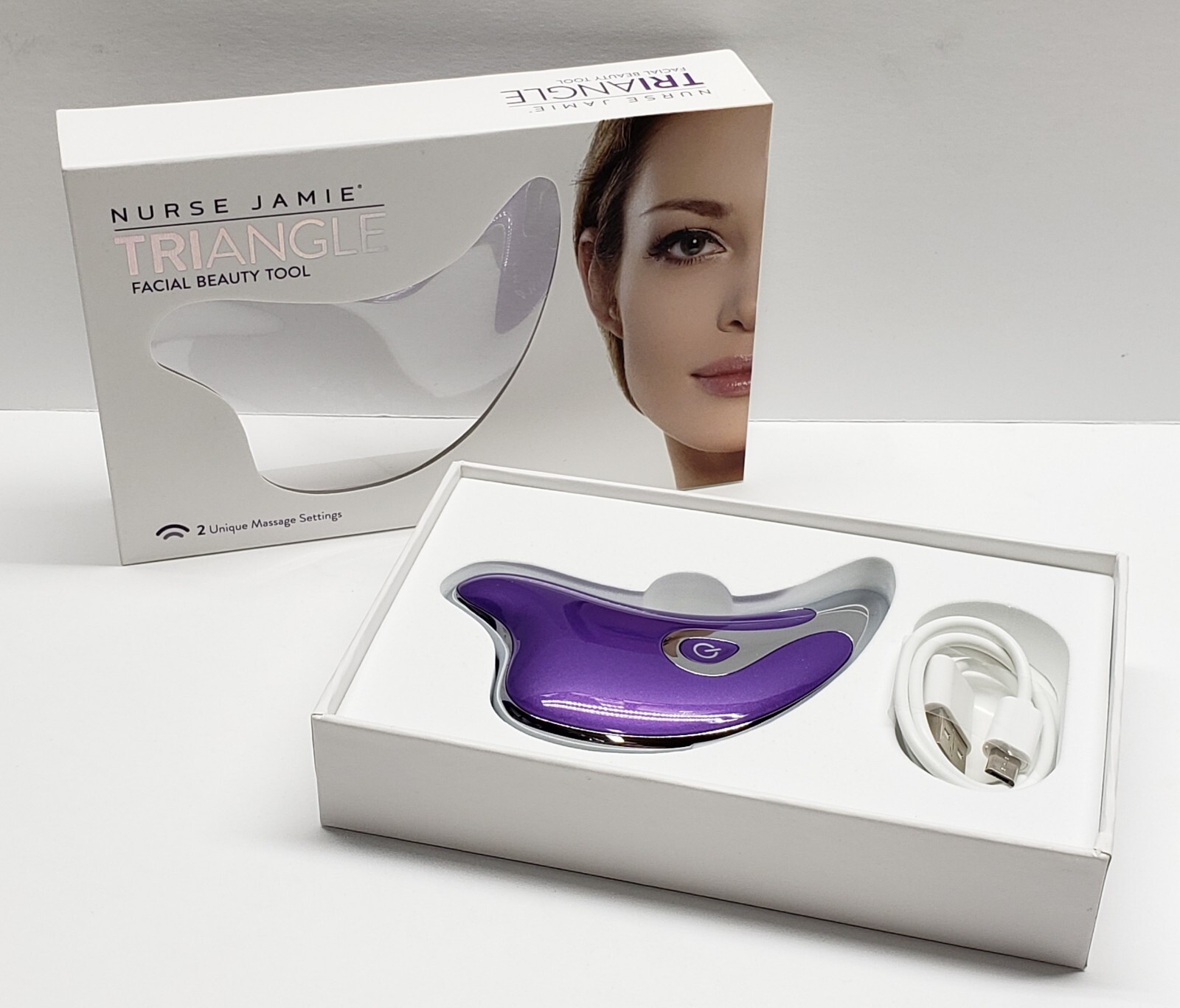 Nurse Jamie TRIANGLE Facial Beauty Tool Sculpting Firming Sonic Face ...