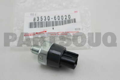 8353060020 Genuine Toyota SWITCH ASSY, OIL PRESSURE (FOR ENGINE) 83530 ...