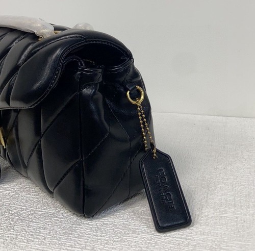 NEW COACH CP150 Tabby 26 Nappa Leather Quilted Chain Strap Shoulder Bag ...