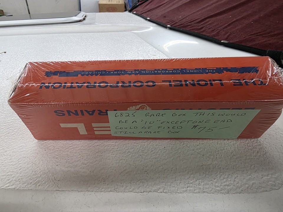 Lionel 6825 Flat Car With Trestle Original Box | eBay