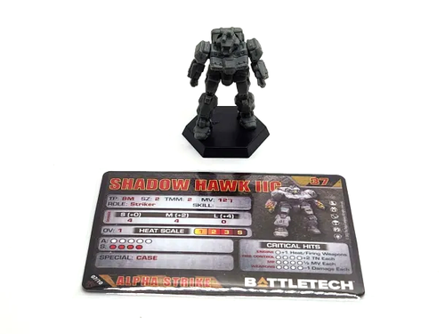 BATTLETECH SHADOW HAWK IIC Plastic Miniature from Clan Cavalry Star NEW | eBay